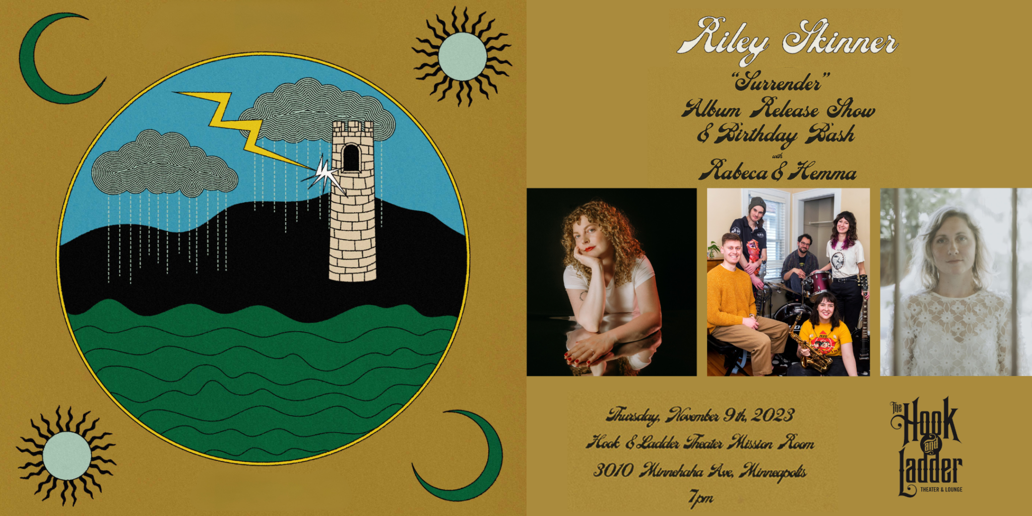 Riley Skinner Album Release Show and Bday Bash with Rabeca & Hemma ...