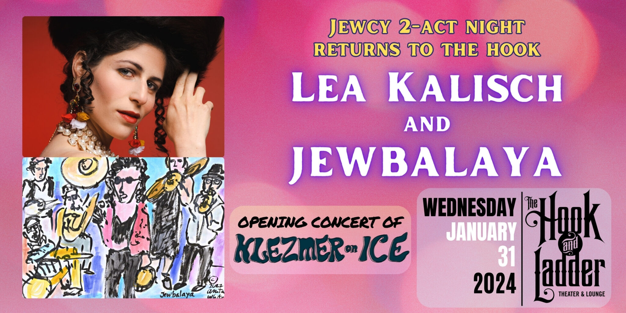 Lea Kalisch & JEWBALAYA - Opening Concert of 'Klezmer On Ice - The Hook ...